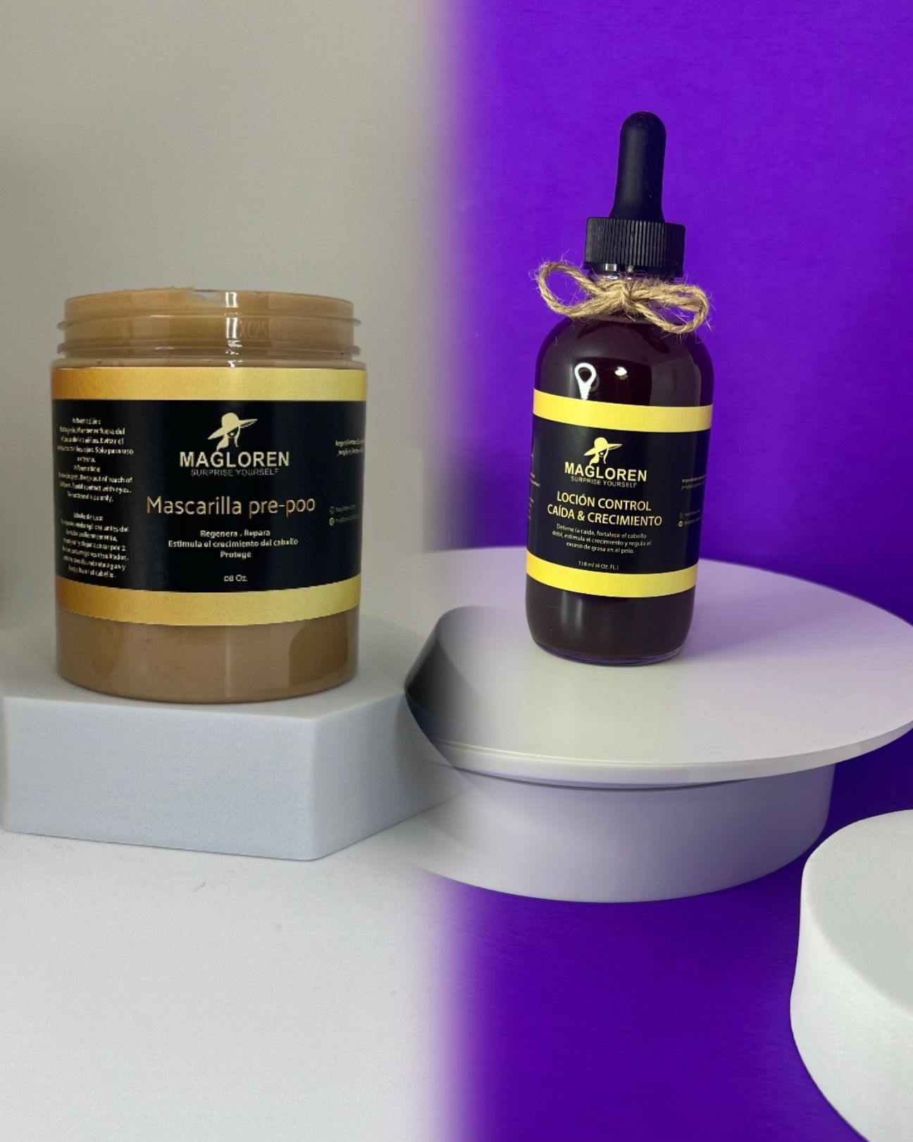 Combo mascarilla prepu + gotero loción control caída